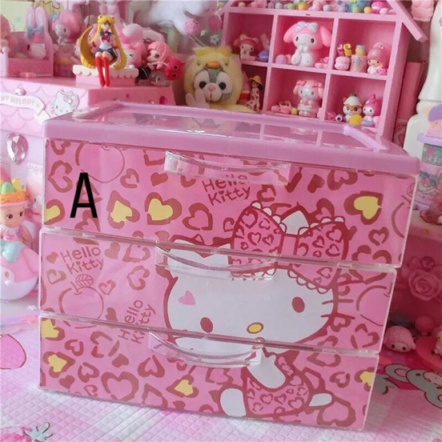 [Ready Stock]Hello Kitty 3 Layer Desk Drawer | Shopee Malaysia