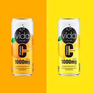 Vida Vitamin C Sparkling Drink 325MLx24CANS (CTN) | Shopee Malaysia