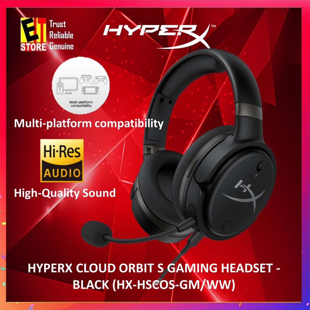 HYPERX CLOUD ORBIT S GAMING HEADSET - BLACK (HX-HSCOS-GM/WW) | Shopee Malaysia