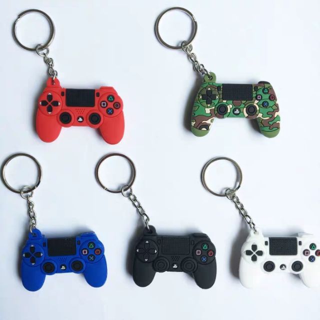 PS4 PS5 PVC soft rubber mini game handle Dualshock Controller keychain ...