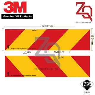 3M Lorry Sticker/Sticker Lori/3M reflective sticker/sticker red yellow ...