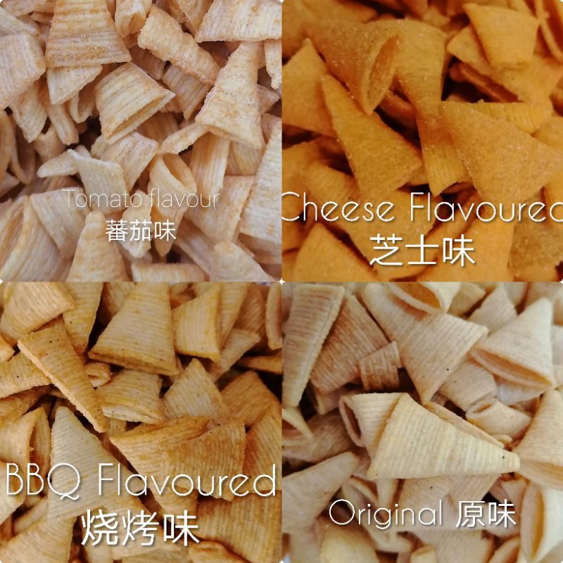 Angry Bite Cone Shape Original /BBQ /Cheese /tomato 400g | Shopee Malaysia