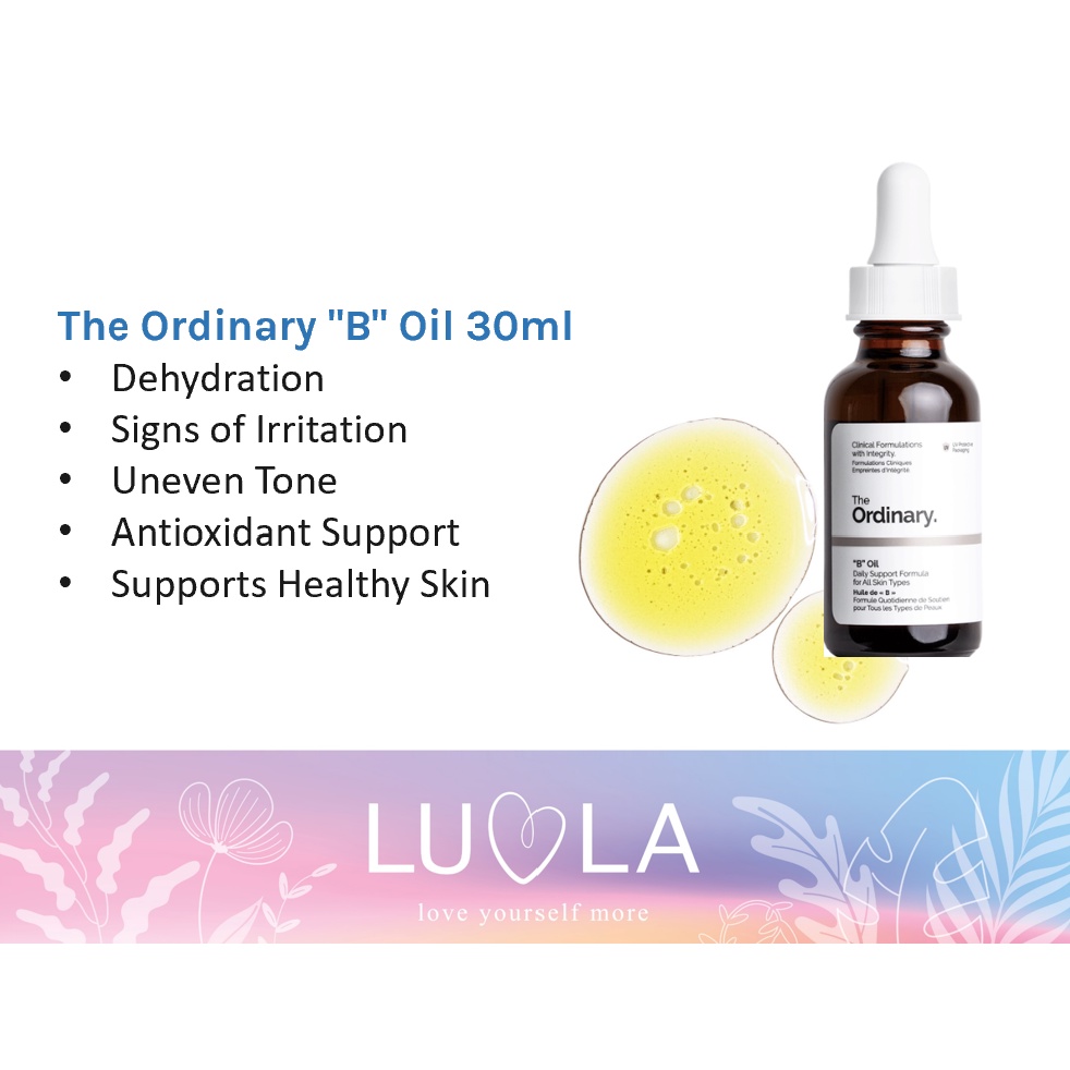 The Ordinary "B" Oil 30ml (AUTHENTIC 100% FROM KOREA) | Shopee Malaysia