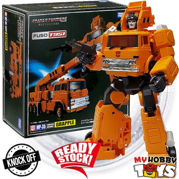 KO Transformable Robot - Masterpiece MP-35 Grapple ( Fuso T951 Crane ) MP35 | Shopee Malaysia