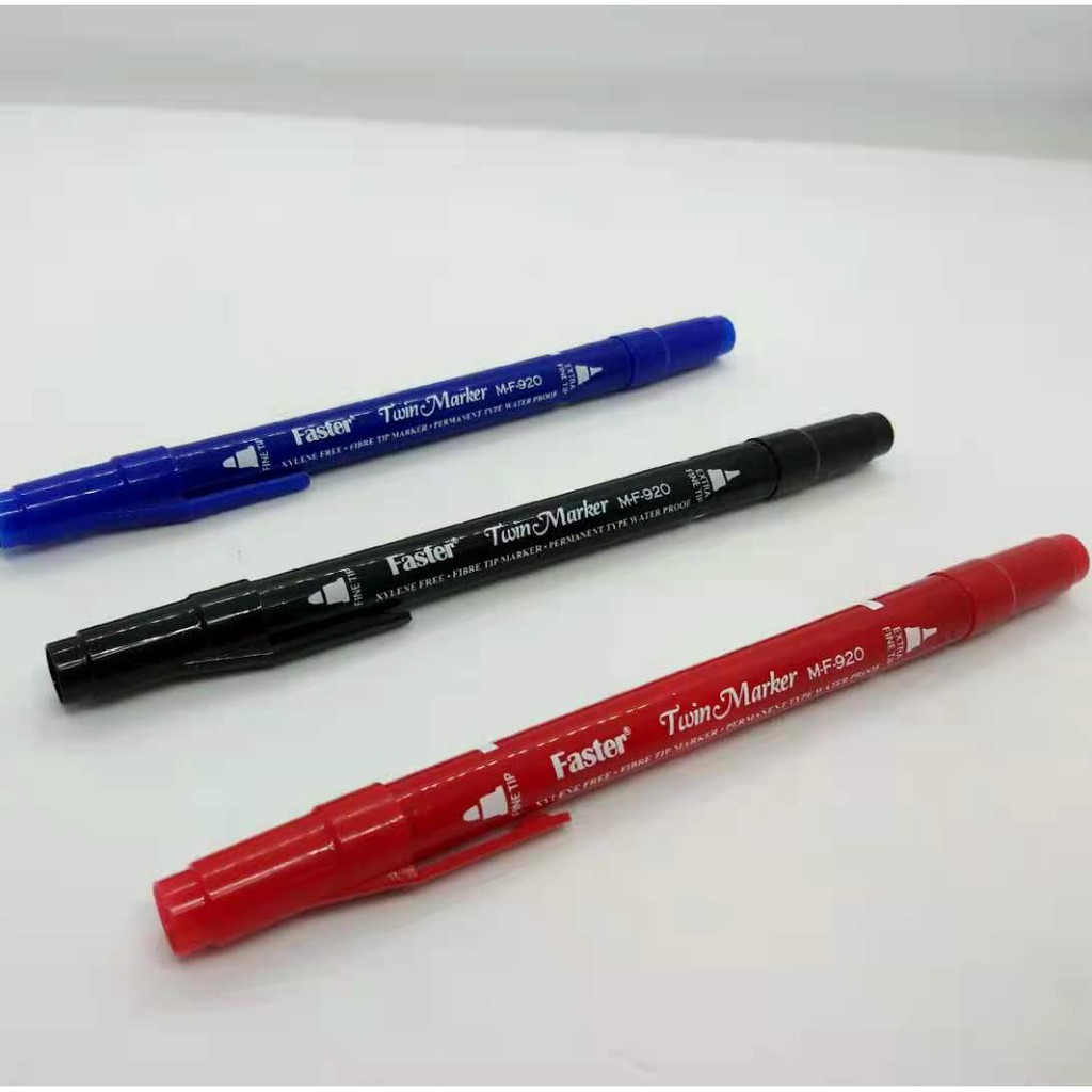 FASTER PERMANENT TWIN MARKER (M-F-920) | Shopee Malaysia