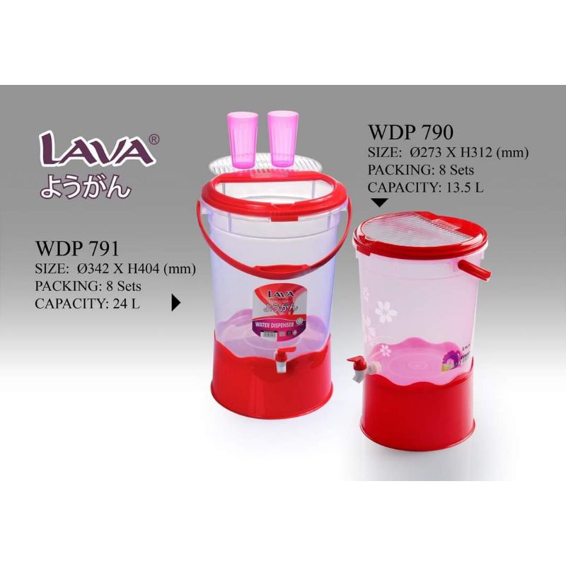 LAVA Water Dispenser 13.5L , 24L / Bekas Air / Water Container / Balang ...