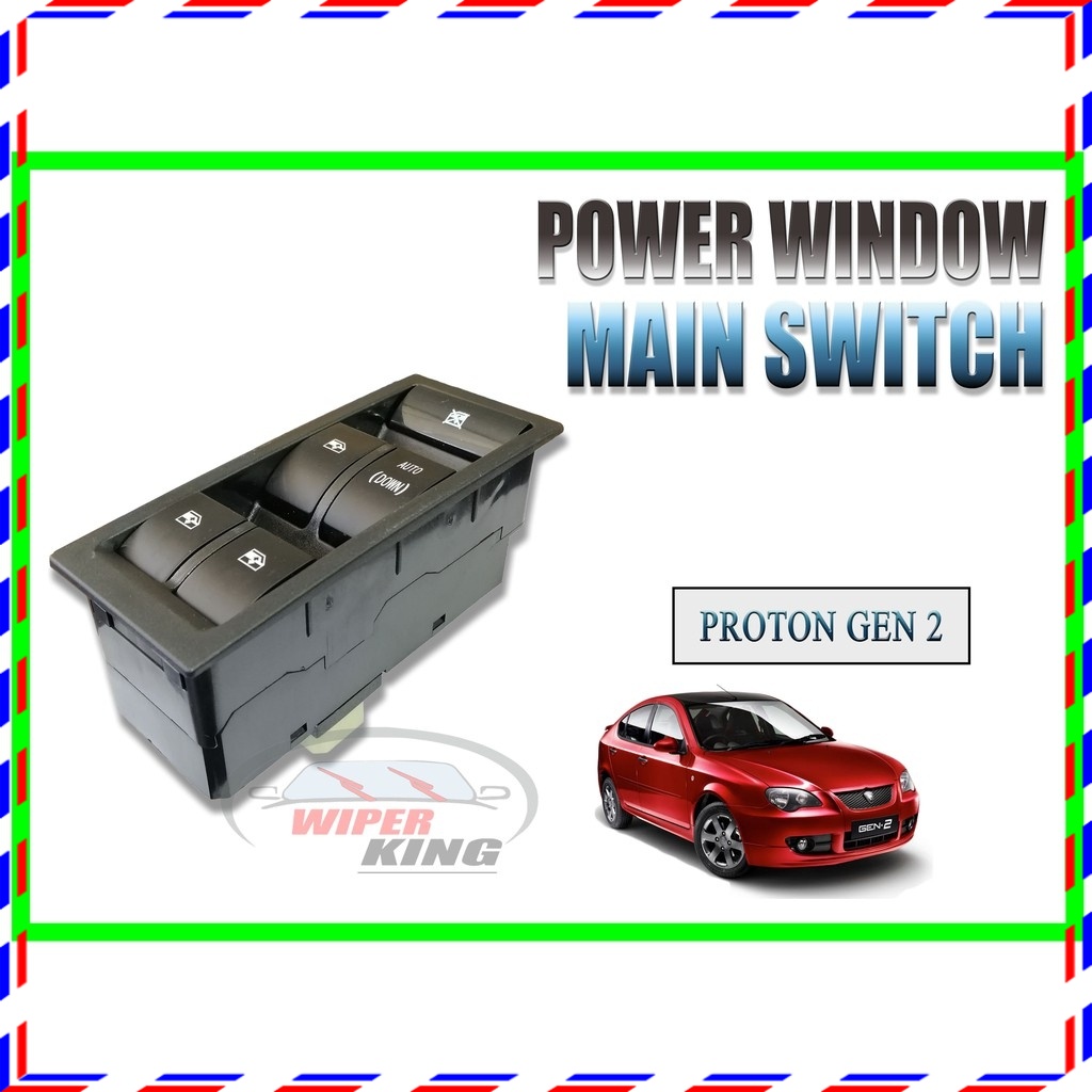 Proton Gen 2 Power Window Main Switch (1 PC) | Shopee Malaysia