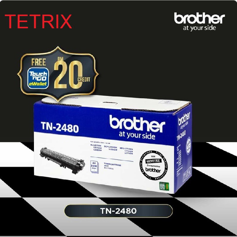 Brother TN-2480 Original Toner Cartridge 100% Genuine TN2480 TN 2480 ...