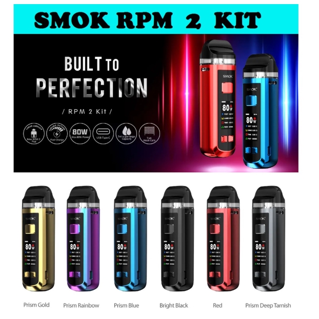 100% original smok rpm 2 kit . pod system kit smok rpm pod rpm occ rba ...
