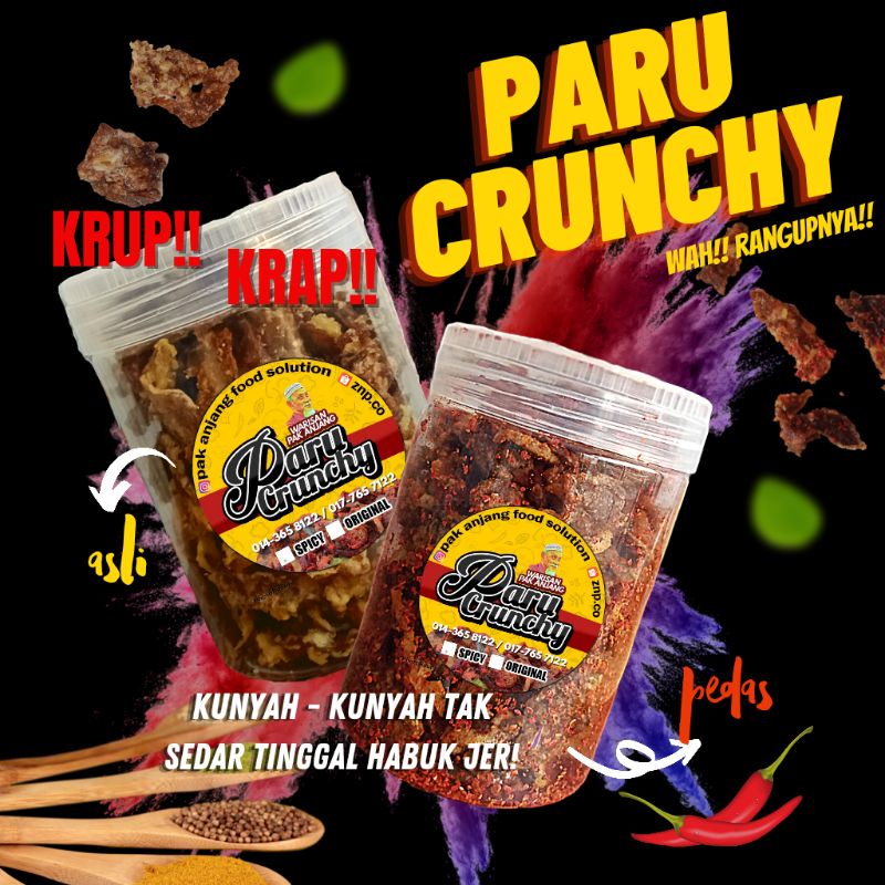 Paru Crispy Paru Crunchy Paru Chip Kerepek Paru Paru Garing | Shopee ...