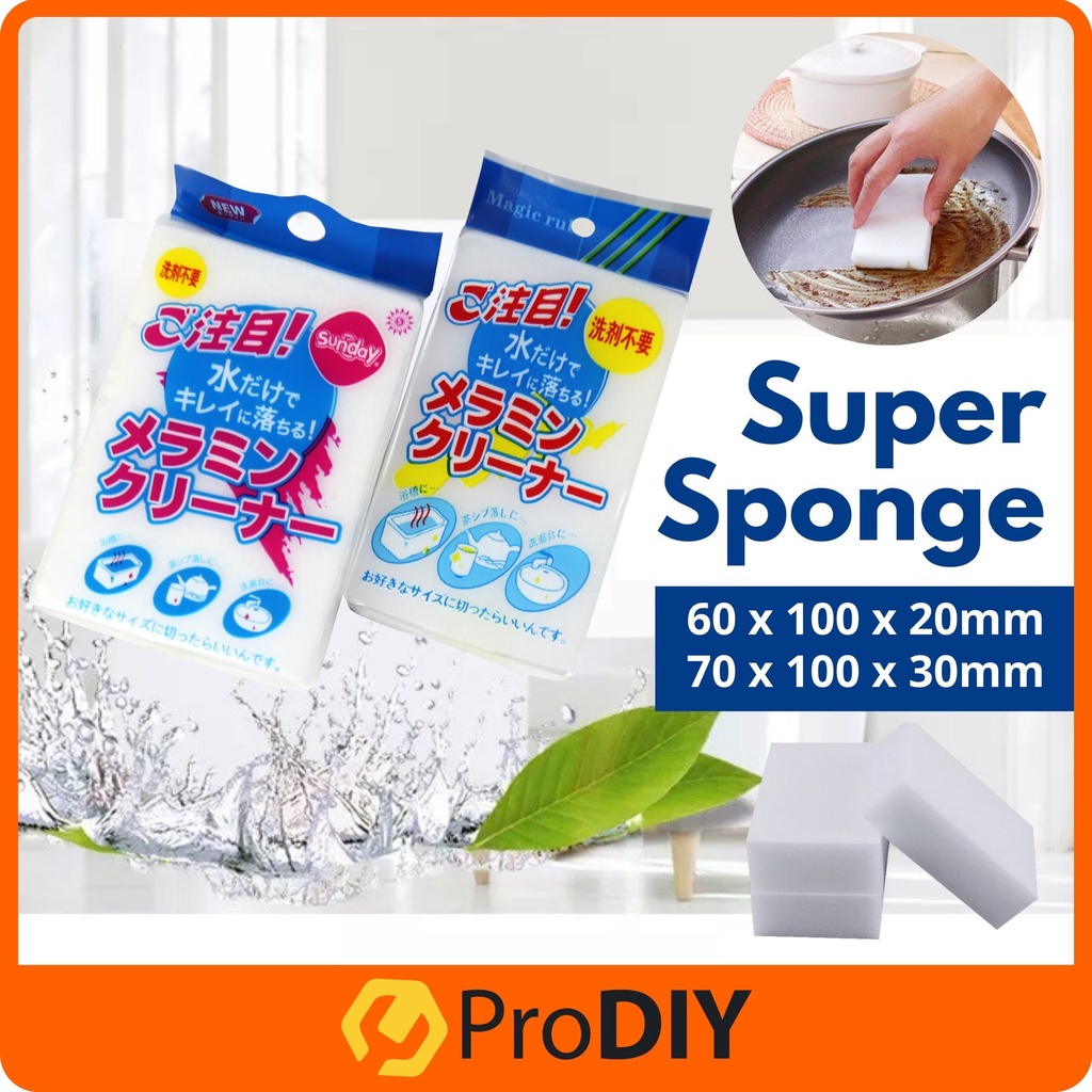 Nano Magic Sponge Eraser Cleaning Block Multi-function Cleaner Cuci ...