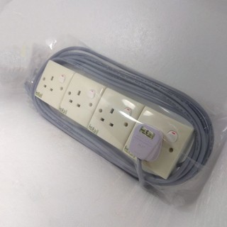 Extension Socket 4 Gang x 10 Meter (SIRIM) | Shopee Malaysia