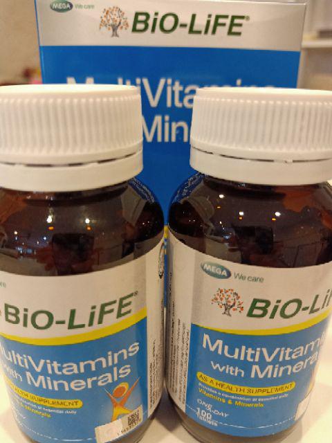 Biolife Multivitamins with Minerals 100sx2 | Shopee Malaysia