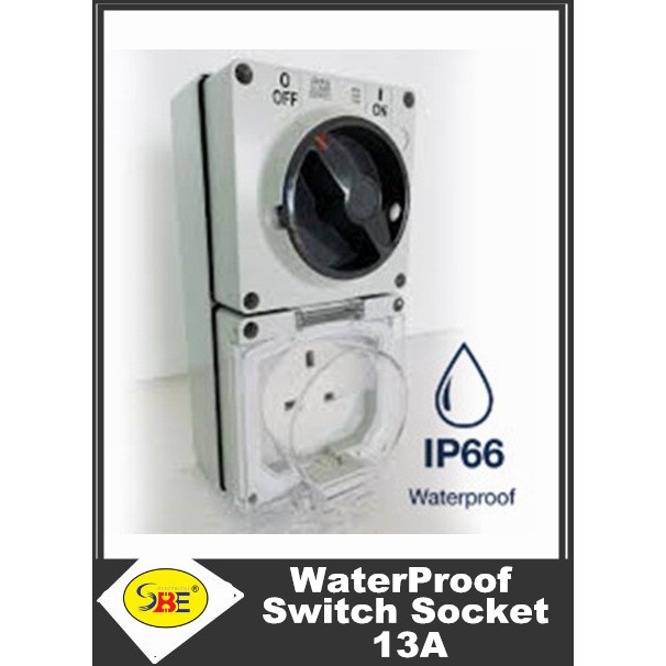OutDoor SBE Switch Socket 13a Waterproof | Shopee Malaysia