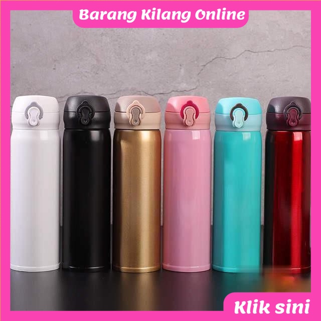 7 Warna 500ML Termos air panas termos air sejuk botol air tahan sejuk ...