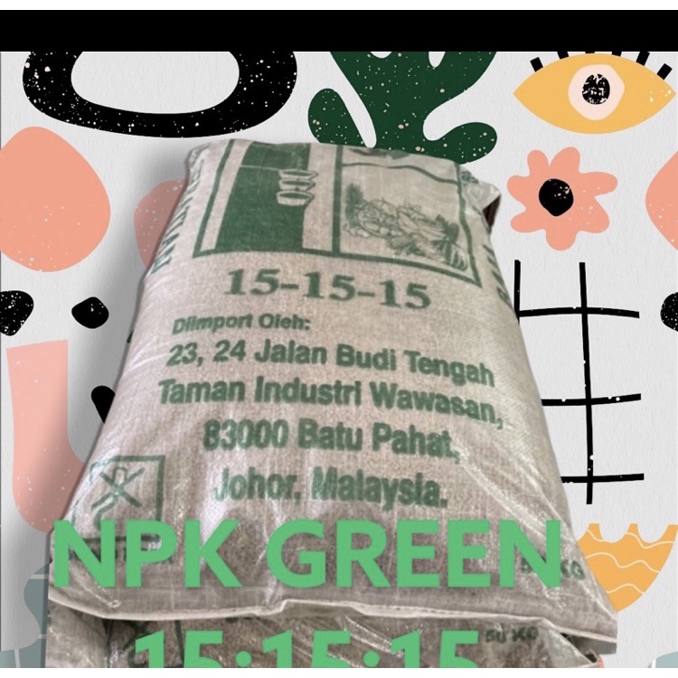5kg## Baja NPK Green 15 15 15 / Baja Kesuburan, Pembesaran dan ...