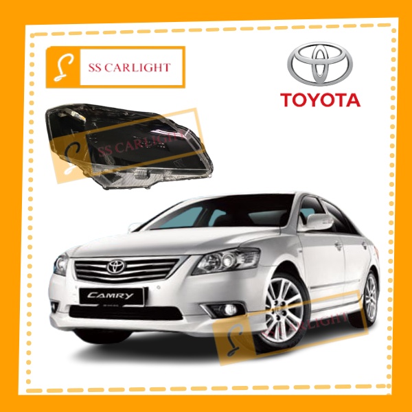 TOYOTA CAMRY ACV41 09 10 11 HEAD LAMP COVER HEAD LIGHT COVER LENS ...