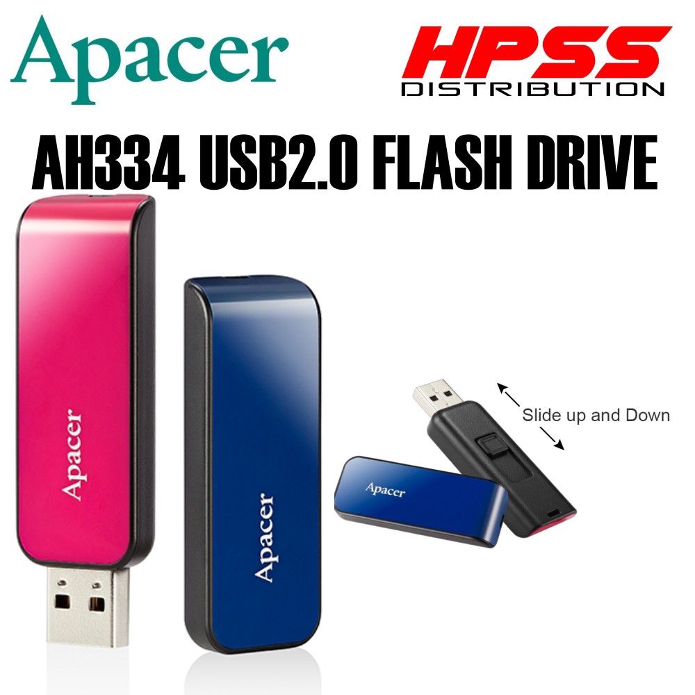 APACER PENDRIVE 16/32/64GB AH334 USB Flash Drive Pendrive. LIKE LEXAR ...