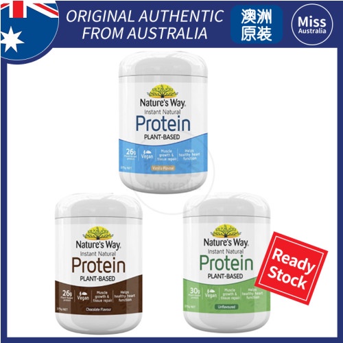 Nature's Way Instant Natural Protein Powder Vanilla/ Chocolate ...