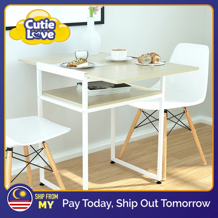 2 WAYS USE COMPUTER DESK DESKTOP AND DINING TABLE | Shopee Malaysia