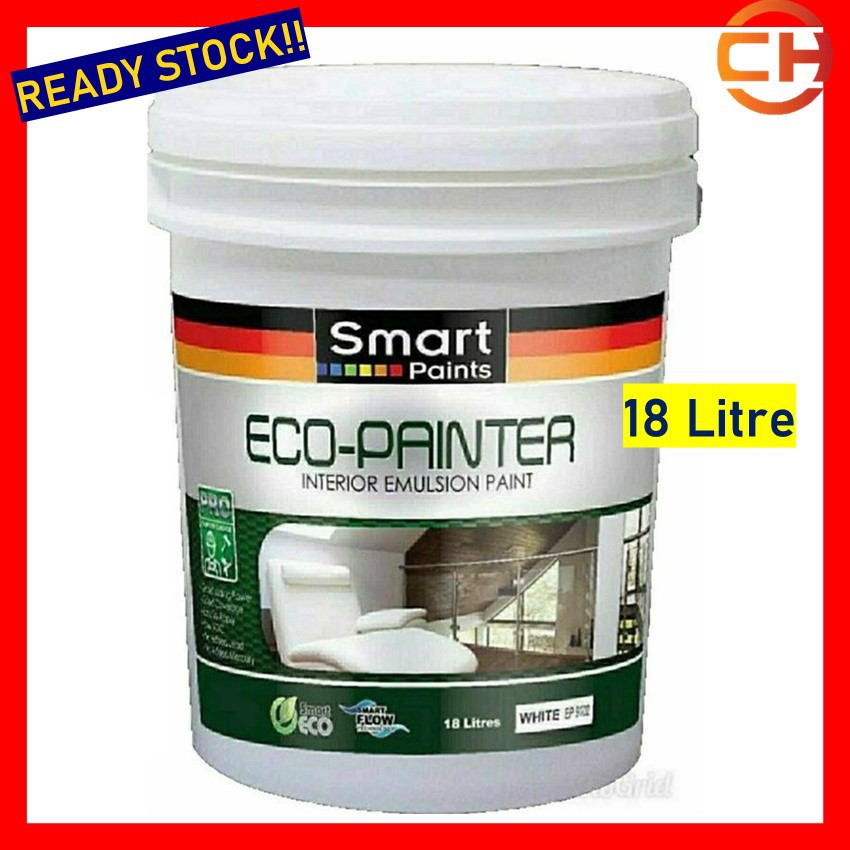 SMART PAINT ECO-PAINTER 9102 WHITE 18L | Shopee Malaysia