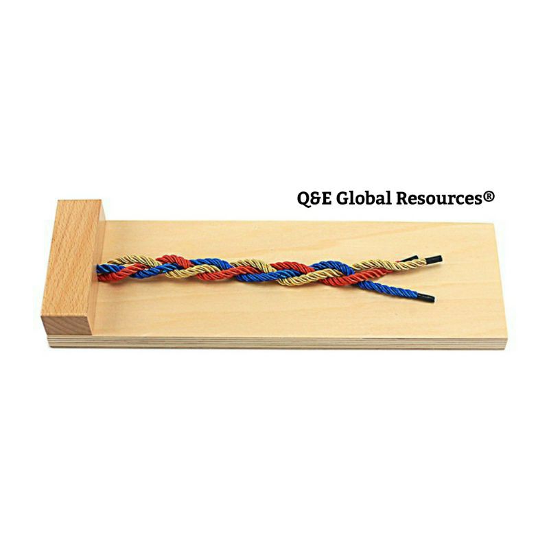 [READY STOCK MALAYSIA] - Montessori Practical Life: Braiding Board ...