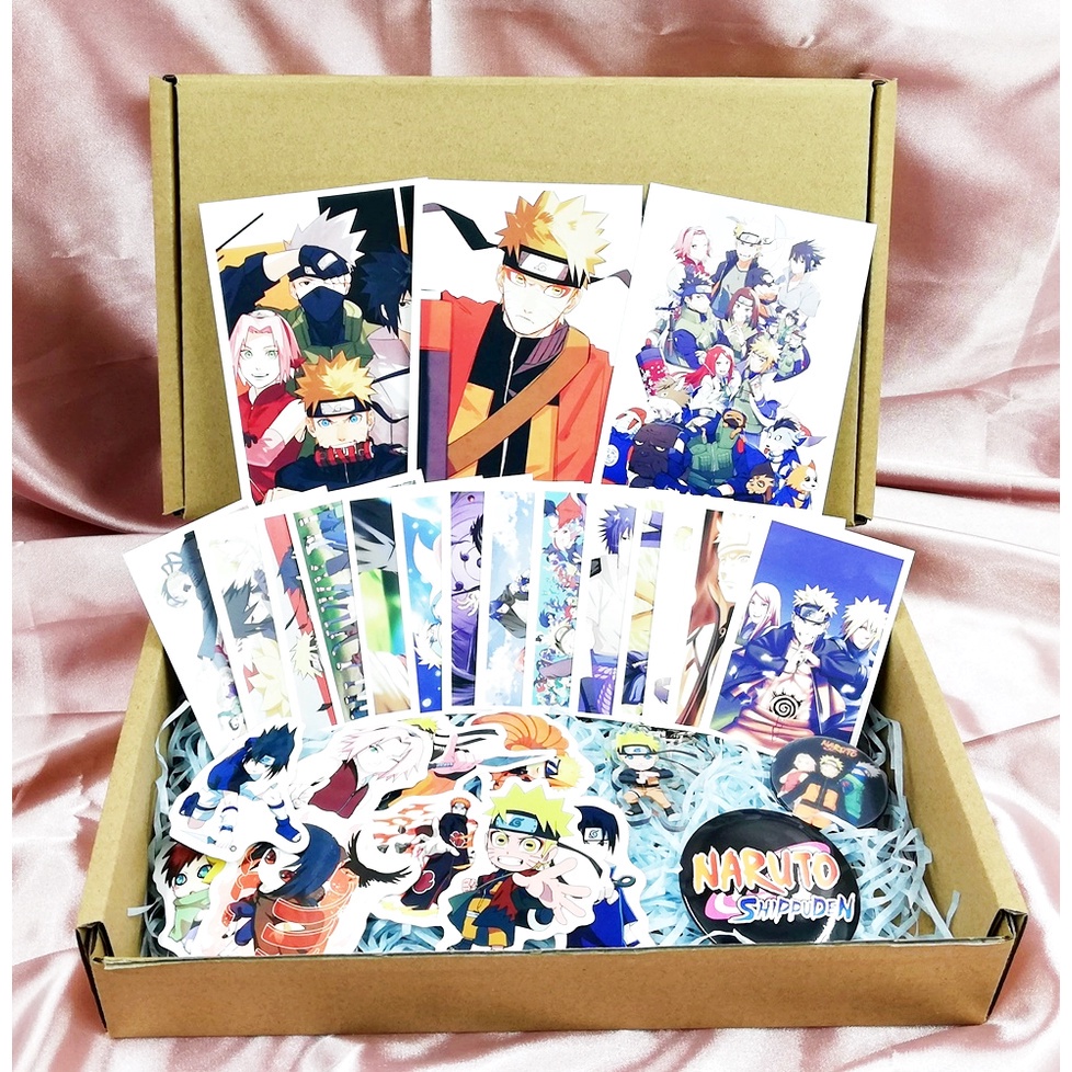 Naruto GIFT BOX Present Birthday anime manga Hadiah Kawan Naruto ...