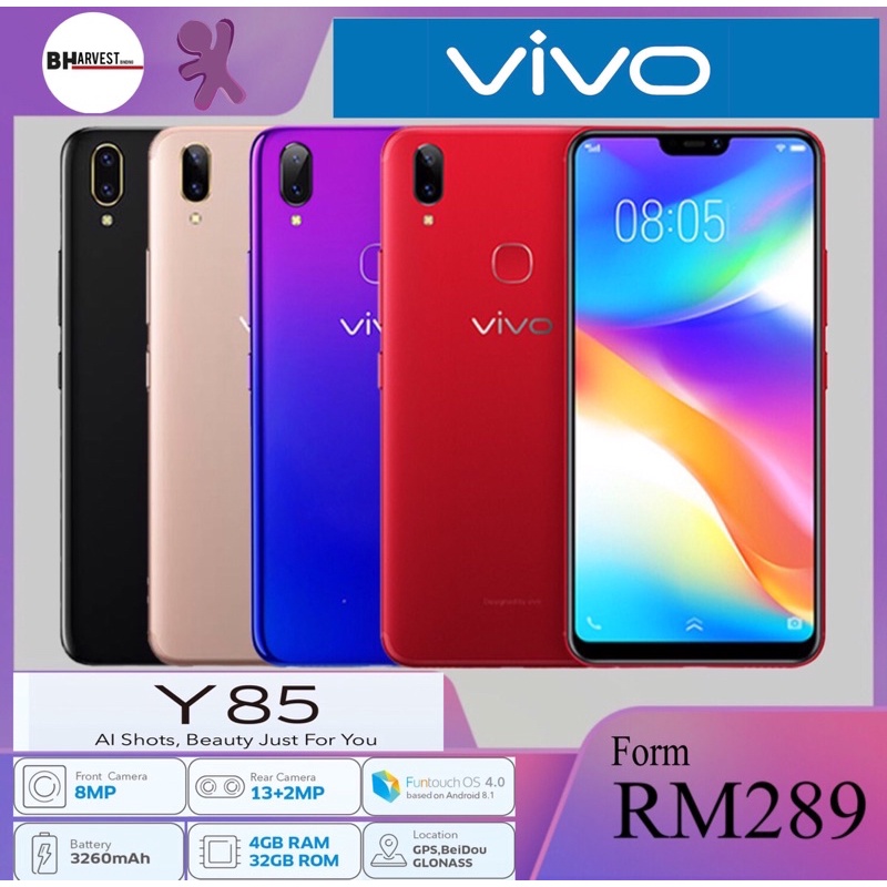 Vivo Y85 (4+64) original secondhand | Shopee Malaysia