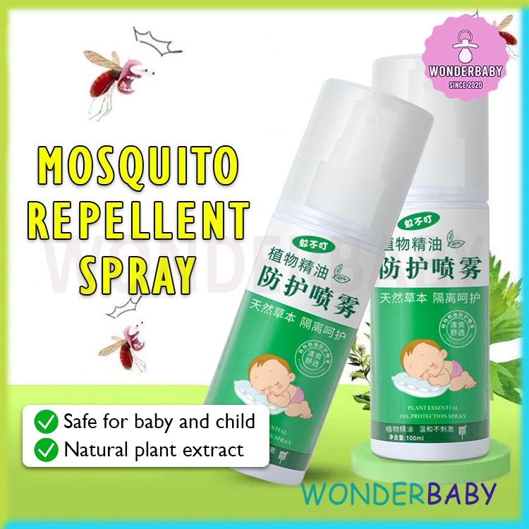 Mosquito Repellent Spray 100ml Baby Friendly Natural Lemongrass Non ...