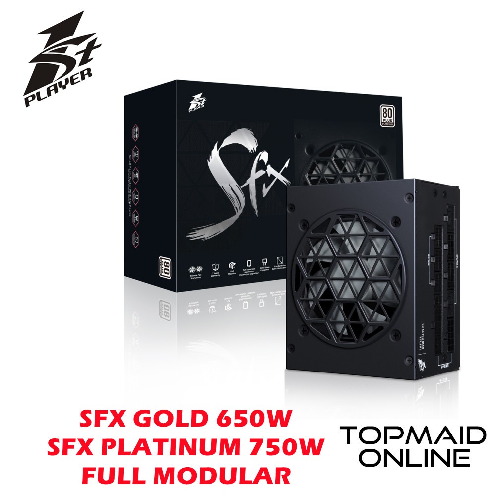 1ST PLAYER SFX GOLD SFX 650W / SFX PLATINUM SFX 750W FULL MODULAR SFX ...