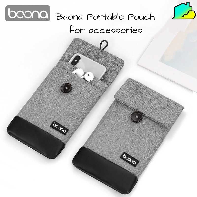 baona Portable Oxford Cloth Phone Bag Travel Earphone Power Bank Pouch ...