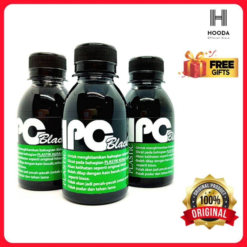 IPC BLACK PLASTIC AND PVC PAINT 100% ORIGINAL INTERIOR PAINT CAR ...