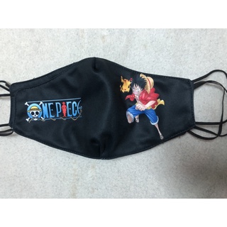 ONE PIECE FACE MASK ANIME WASHABLE PRINTED MONKEY D.LUFFY ANIME PELITUP ...
