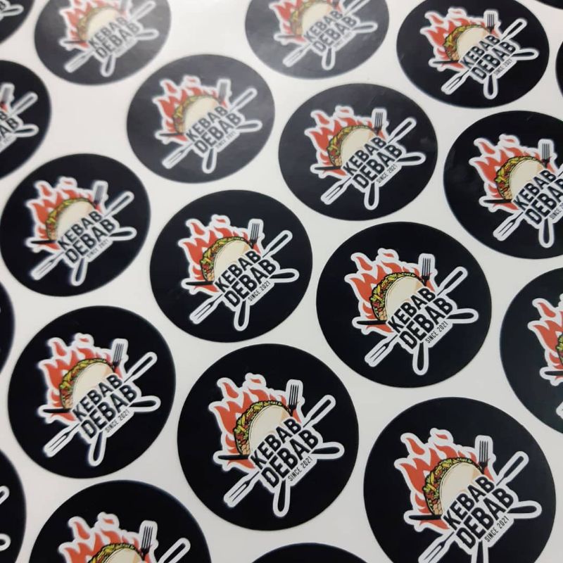 TEMPAH STICKER LABEL PRODUCT ANDA DI SINI, STICKER WATERPROOF, STICKER ...