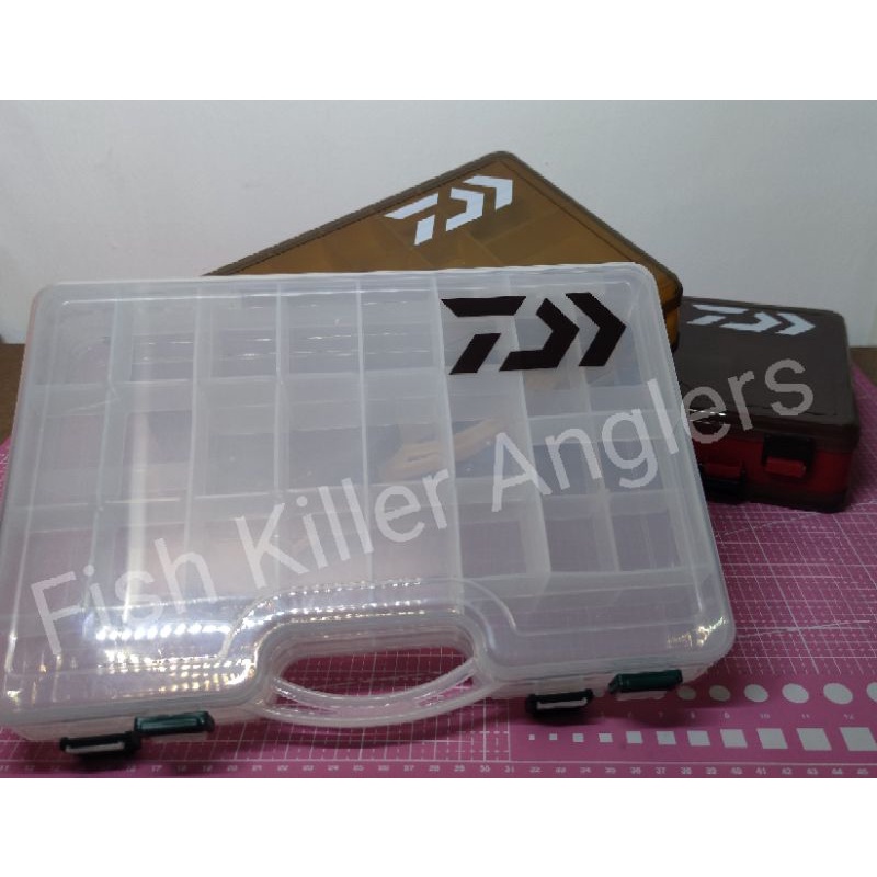 Daiwa Fishing Box, Lure Box, Tackle Box Dual Compartment (BIG) | Shopee ...