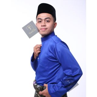 Baju Melayu Raya Royal Blue | Shopee Malaysia