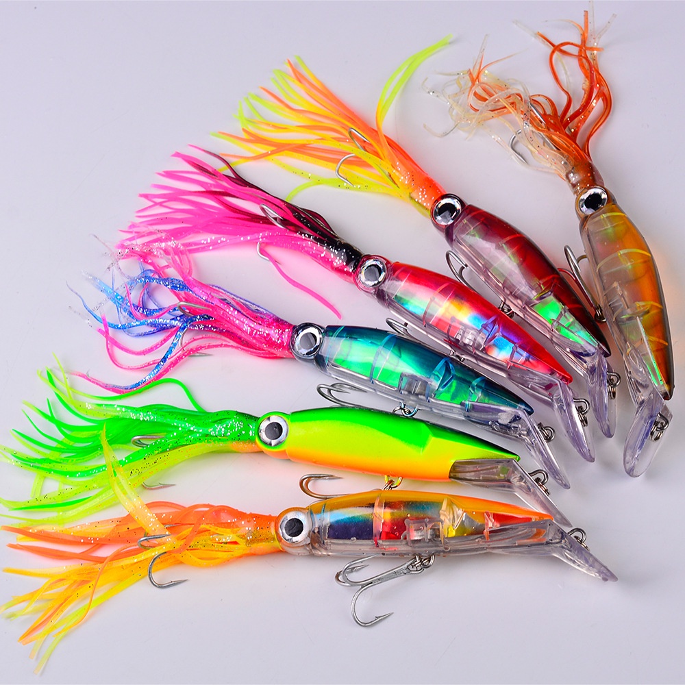 40g/23cm crankbait lure Simulated squid fishing lure minnow lure ...