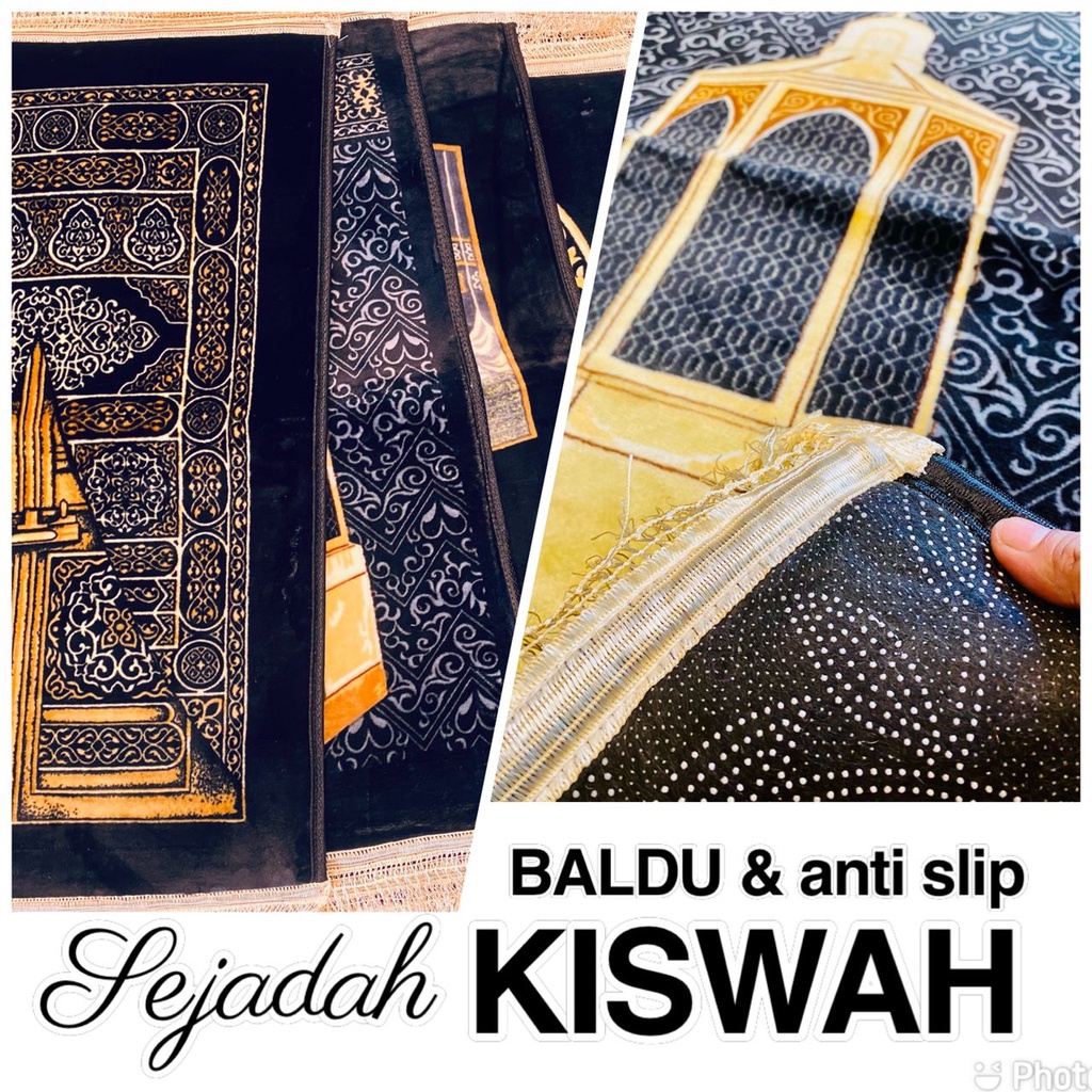 SEJADAH KISWAH KAABAH BALDU TEBAL ARAB SAUDI [ NEW 2022 ] | Shopee Malaysia