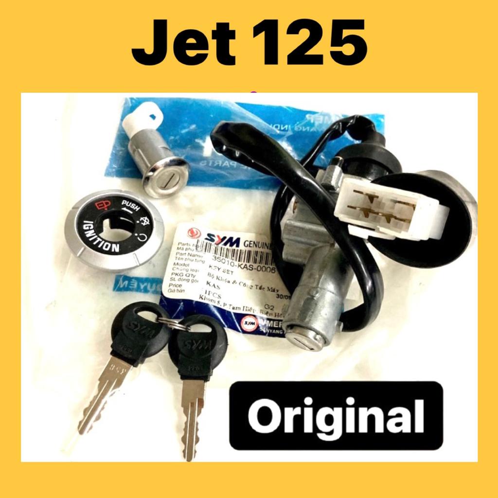 SYM JET125 MAIN SWITCH SET (SUNMO / ORIGINAL) // JET POWER 125 SYM125 ...