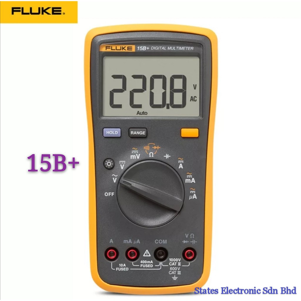 Fluke 15B+ Digital Multimeter (ORIGINAL) | Shopee Malaysia