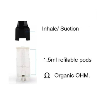 NanoSTIX Refillable Empty Pod Cartridges New Version Nanopod Nano Stix ...