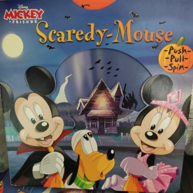 Push-Pull-Slide Disney Mickey & Friend: Scaredy-Mouse | Shopee Malaysia