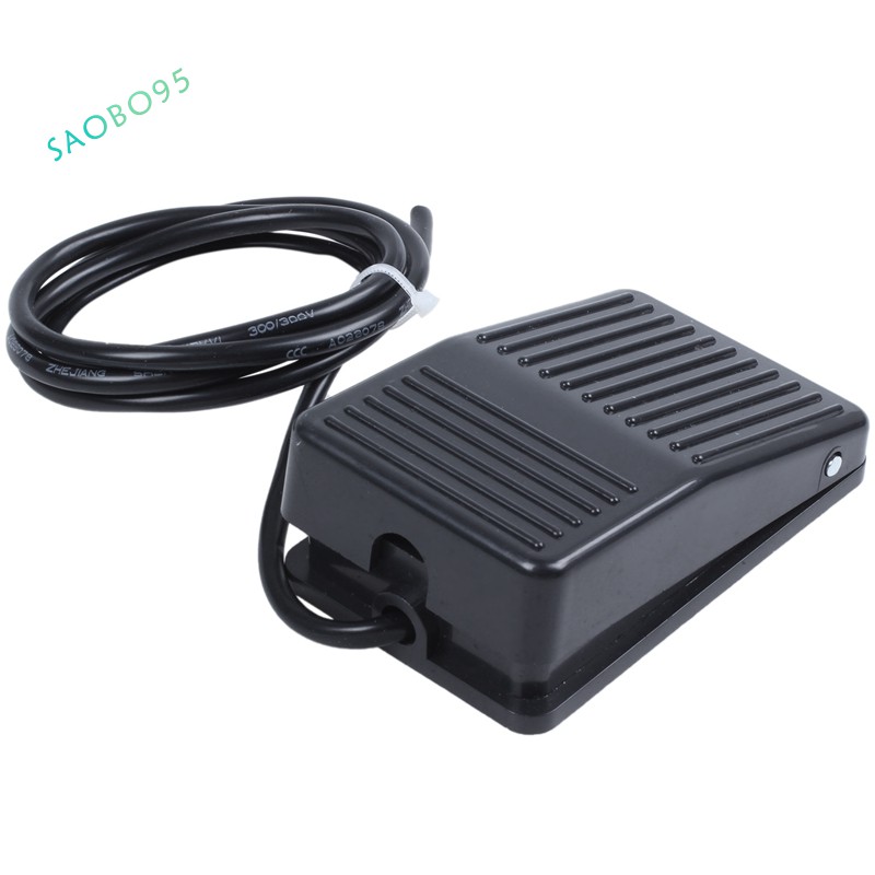 Ac 250v 10a spdt no nc antislip plastic momentary power foot pedal ...
