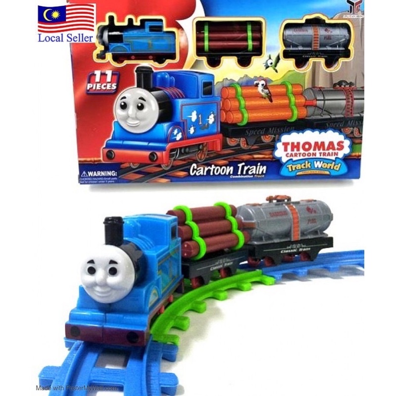 11pcs Famous Thomas Cartoon Train Track World Kids Playset Gift Toys ...