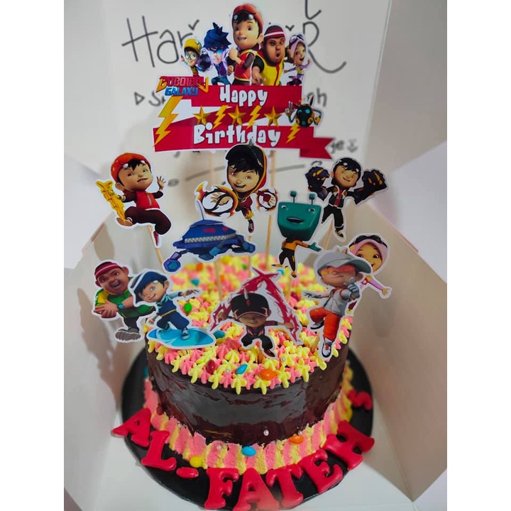 CAKE TOPPER BOBOIBOY PELBAGAI DESIGN | Shopee Malaysia
