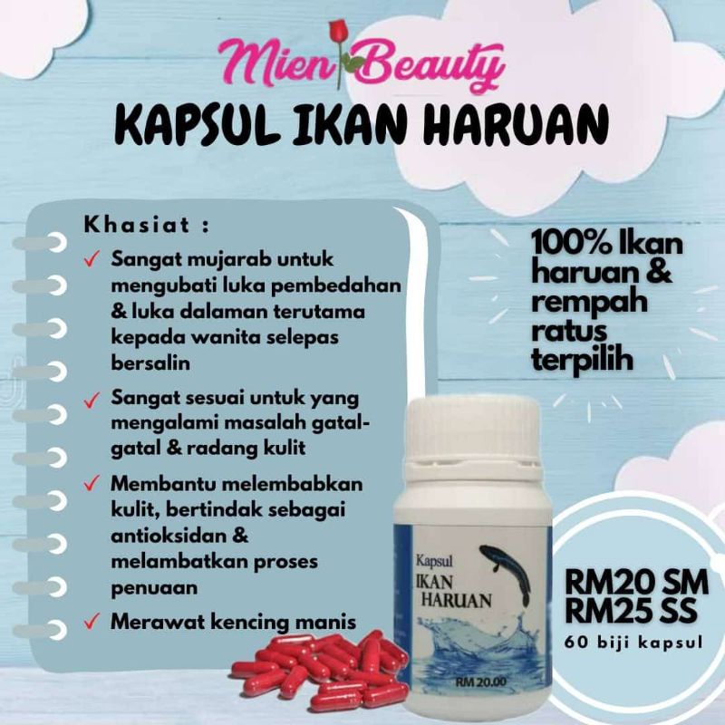 KAPSUL IKAN HARUAN SUPPLEMENT(EXP12/22) | Shopee Malaysia