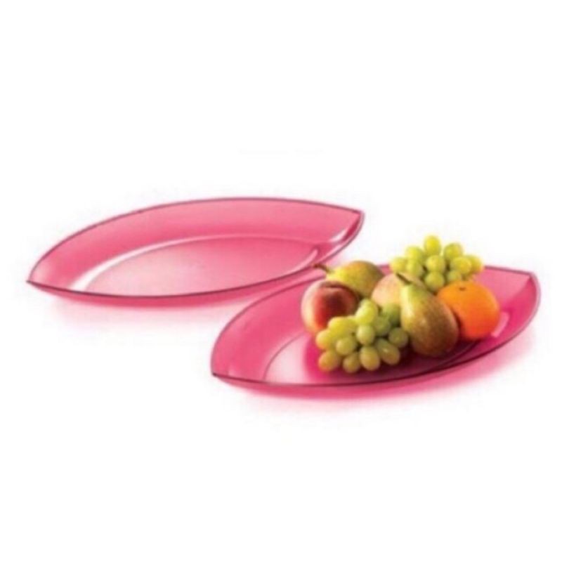 [TUPPERWARE]Lotus Platter Pink Big | Shopee Malaysia