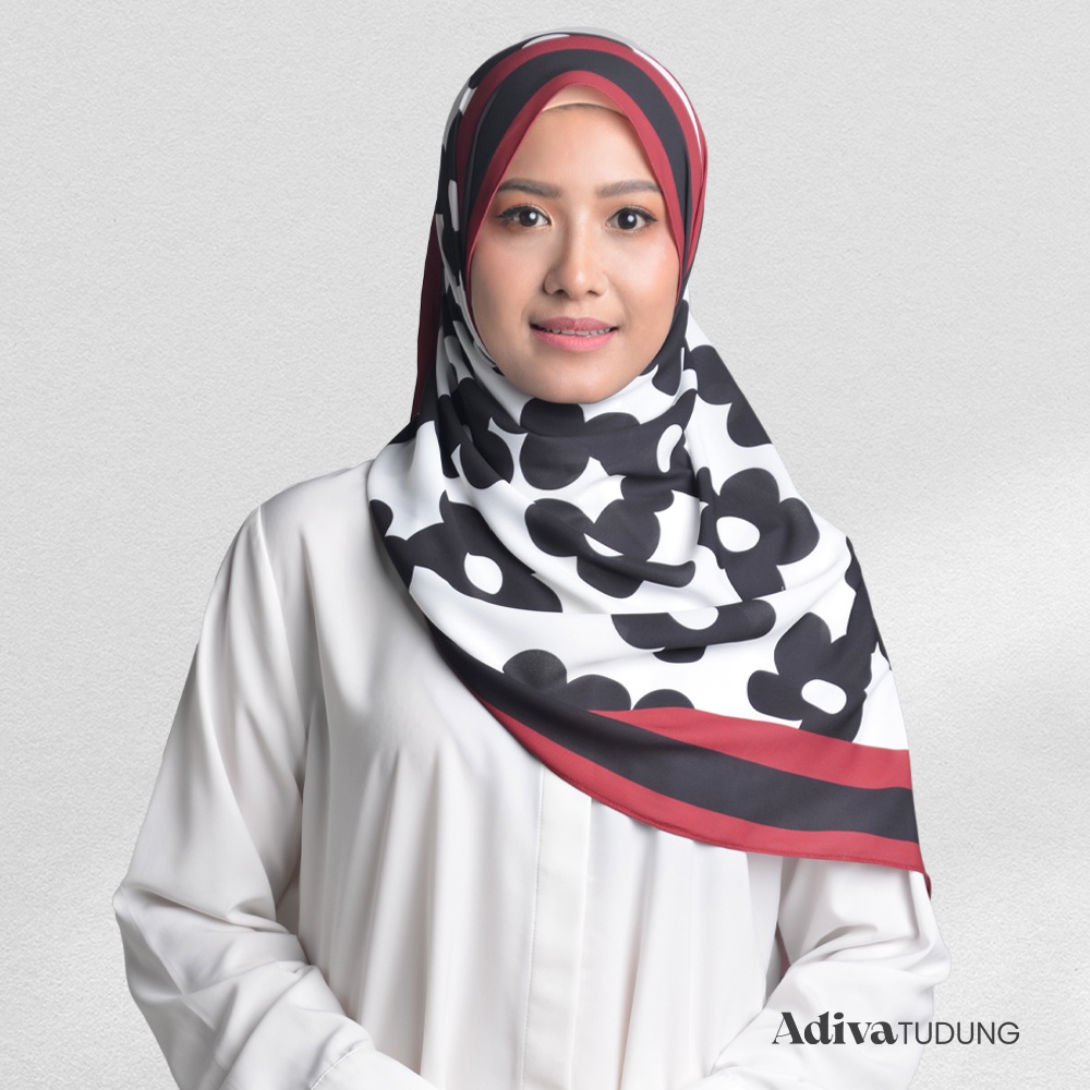 MERDEKA SERIES AUGUST NEW ARRIVAL Adiva Tudung CHIFFON Mehr Long Shawl ...