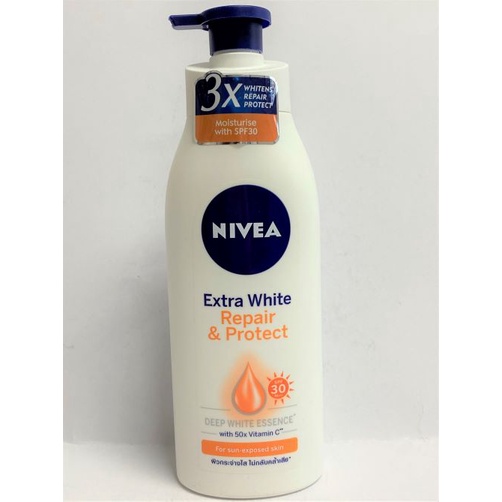 Nivea Extra White Repair And Protect Body Lotion 350ml Exp 02 2025