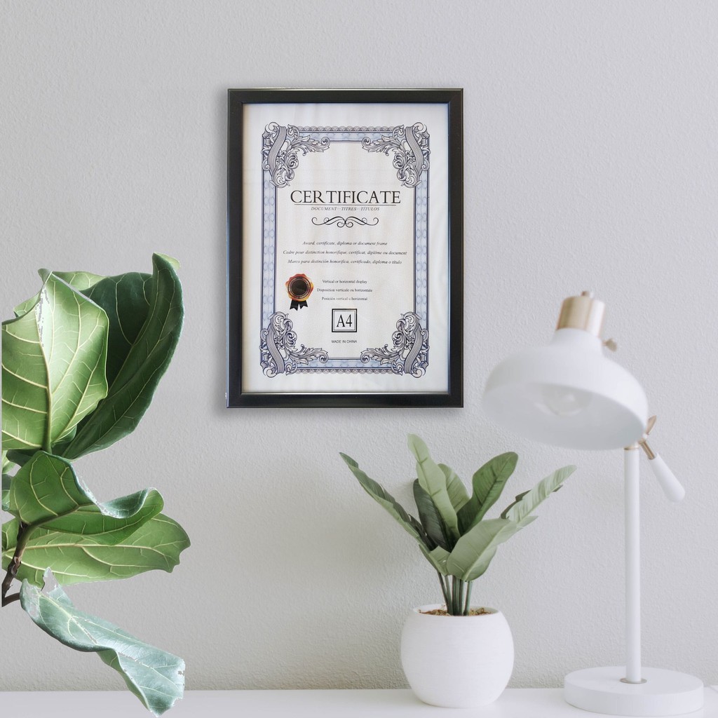 A4 size photo frame sijil / certificate | BeeCost